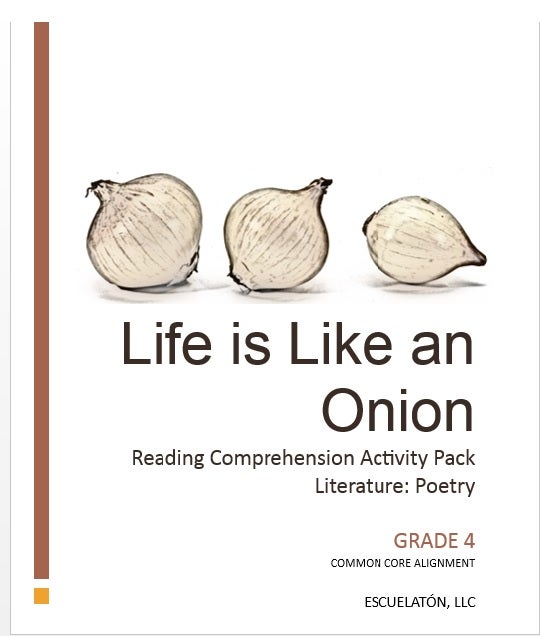 Life Is Like An Onion Reading Comprehension Activity Pack Payhip Life Is Like An Onion Reading Comprehension Activity Pack Payhip