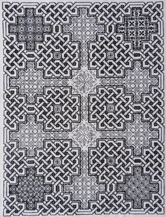 Tudor Blackwork Sampler - embroidery pattern - Payhip