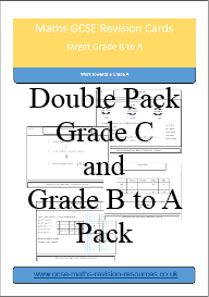 GCSE Maths Revision Cards Double Pack Grade C and Grade B to A - Payhip