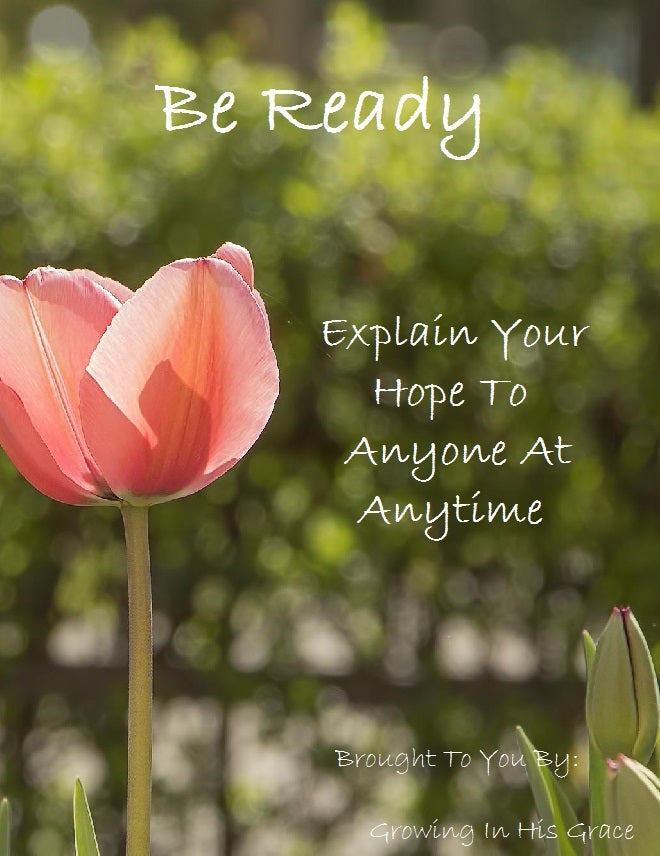 Be Ready (Explain Your Hope To Anyone At Anytime) - Payhip